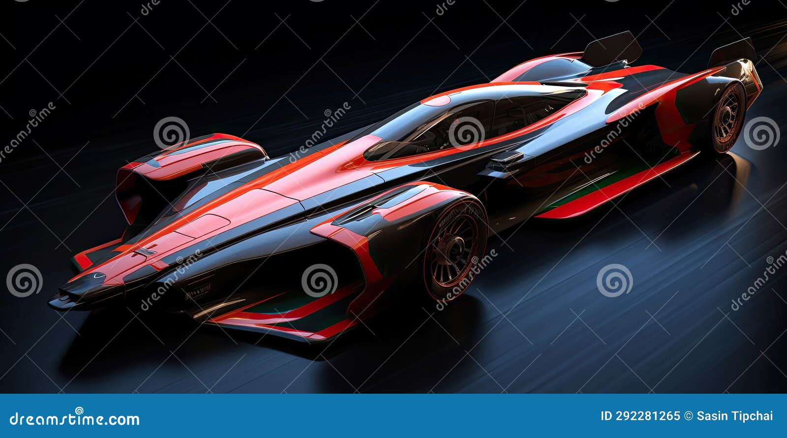 High Speed Race Red Formula Car Stock Image - Image of tire, circuit ...