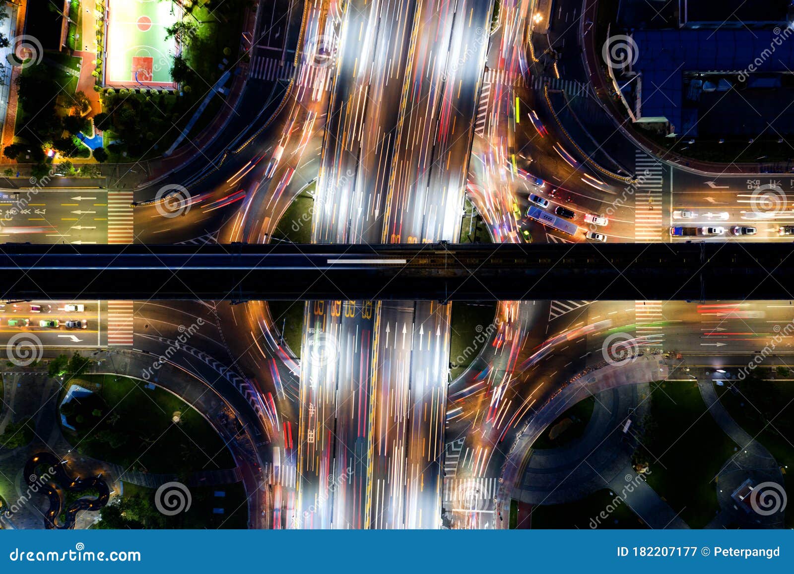 High Speed Rail Crossing the Road Stock Image - Image of traffic, rail ...
