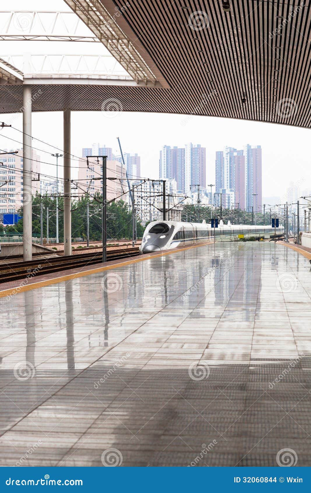 High speed rail station stock photo. Image of passage - 32060844
