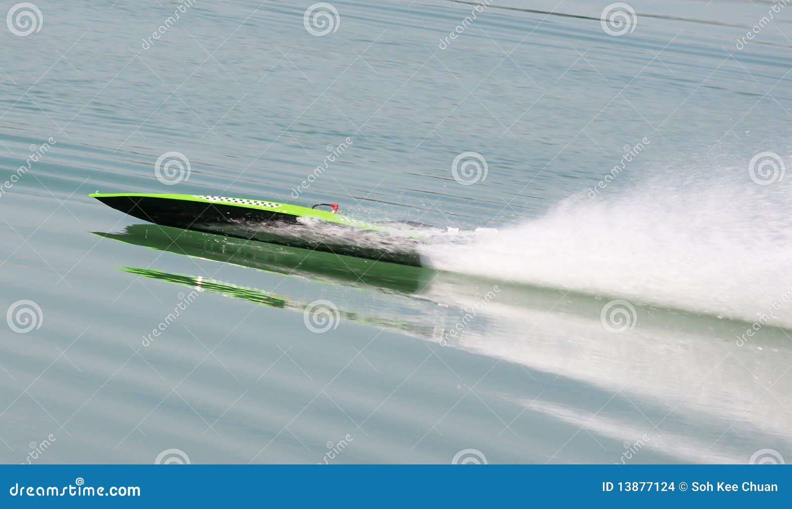 High-Speed RC Speedboat Picture. Image: 13877124