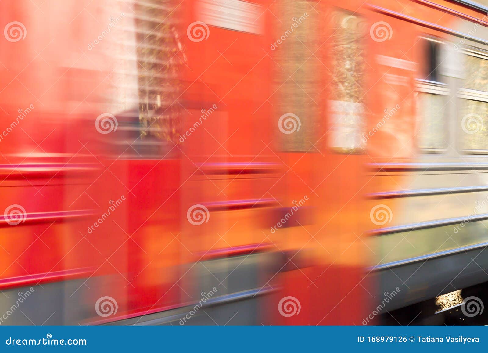 Motion Blurred Red Train. Background Stock Photo - Image of commuter ...