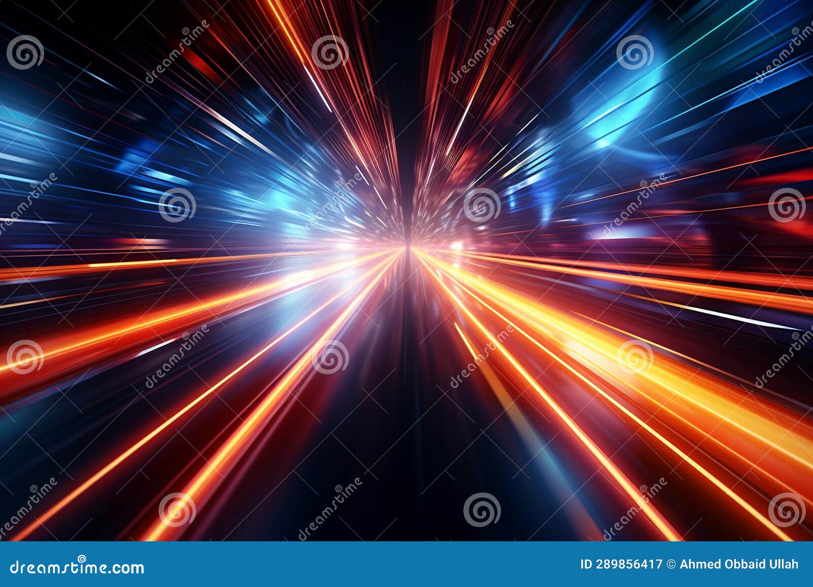 High-Speed Technology Lines. Generative by Ai Stock Illustration ...