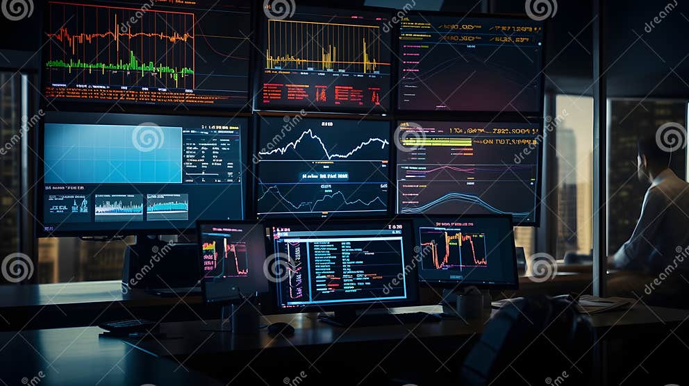 High-speed Trading Screens with Dynamic Charts and Graphs Stock ...