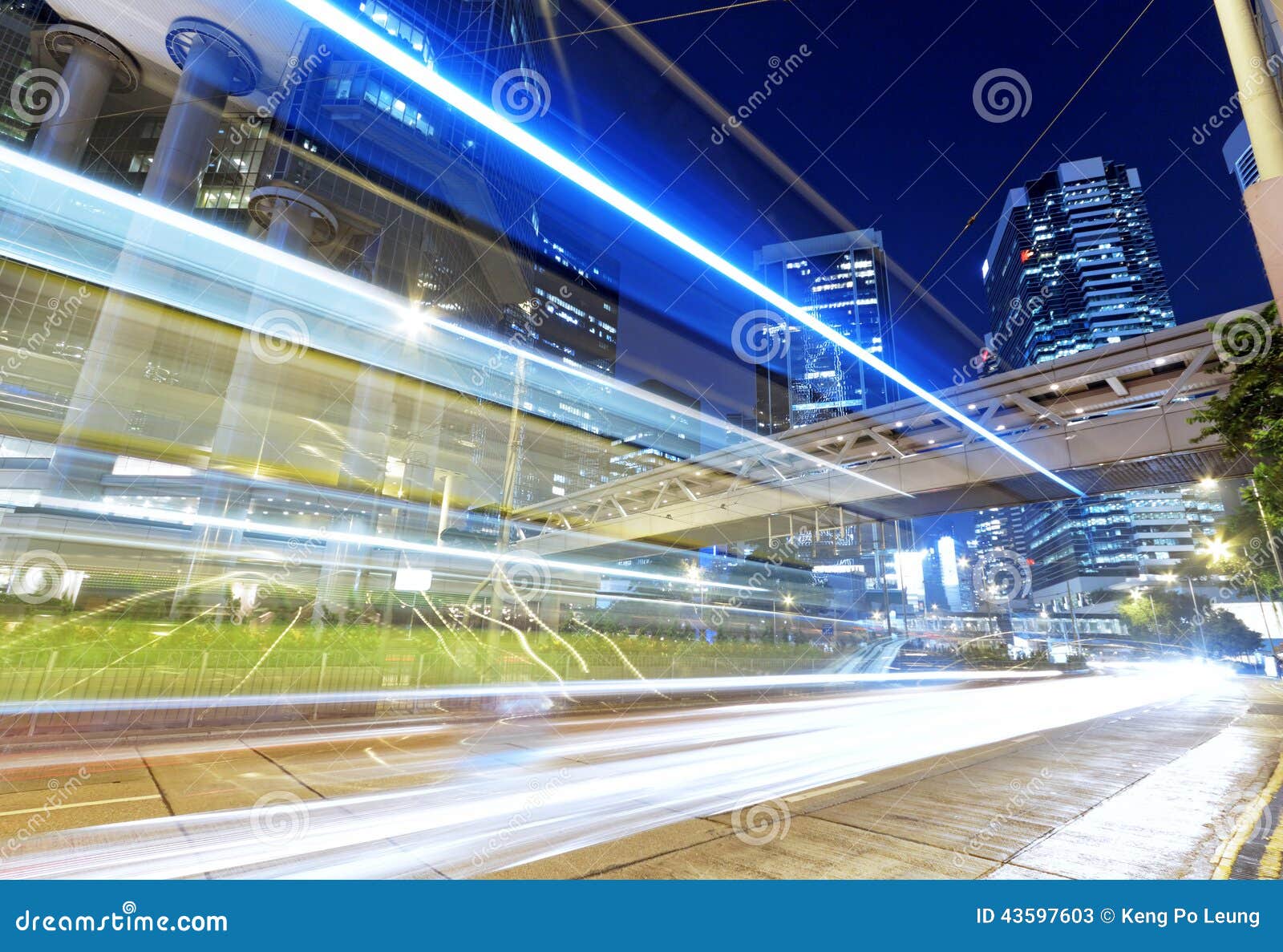 High Speed Traffic at Night Stock Image - Image of lighting, equipment ...