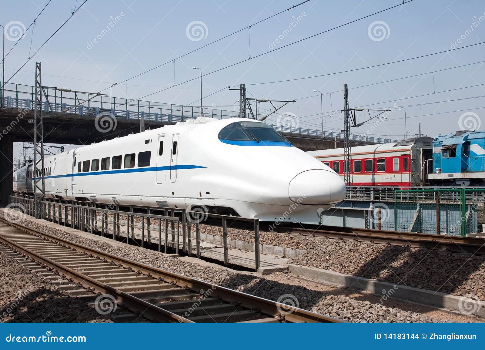 High-Speed Train stock photo. Image of rails, speed, metro - 14183144