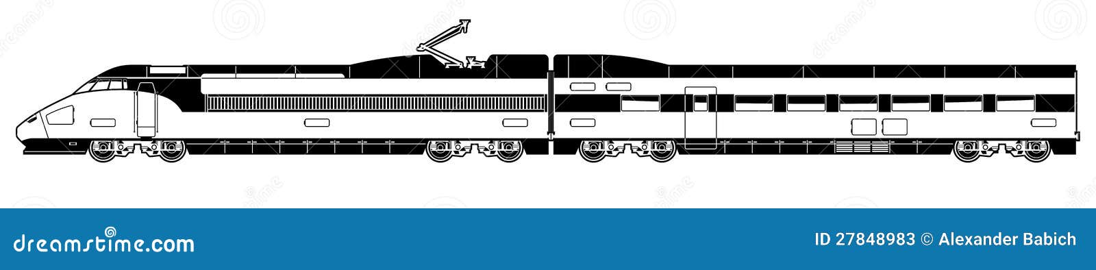 Bullet Train Drawing