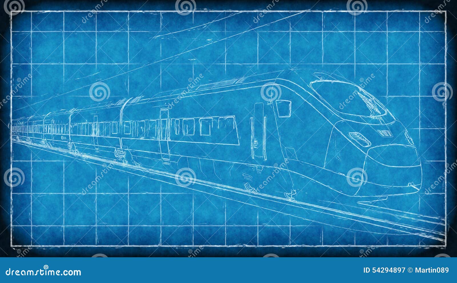 High speed train concept stock illustration. Illustration of commuting ...