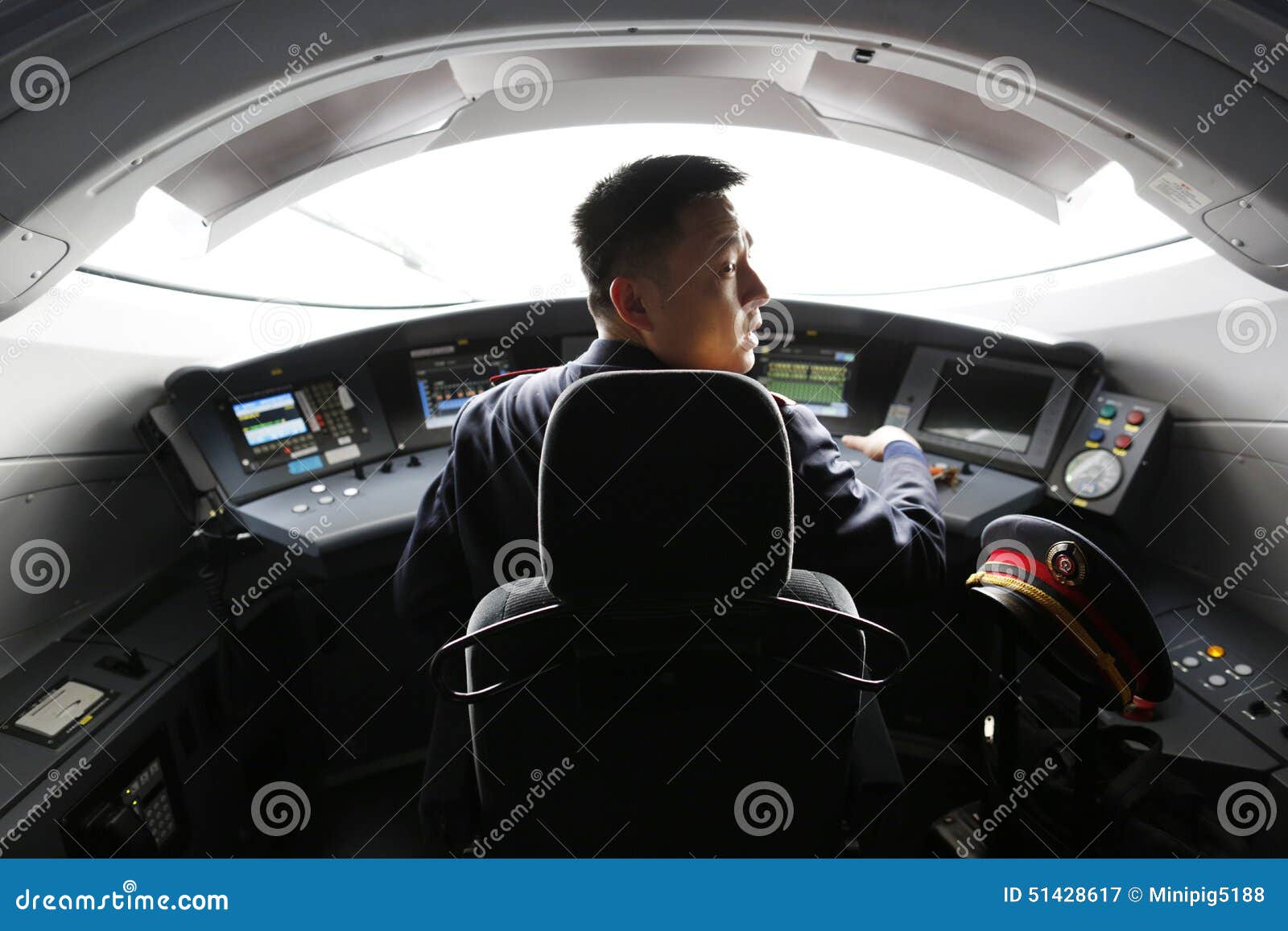 High speed train driver editorial photography. Image of drive - 51428617