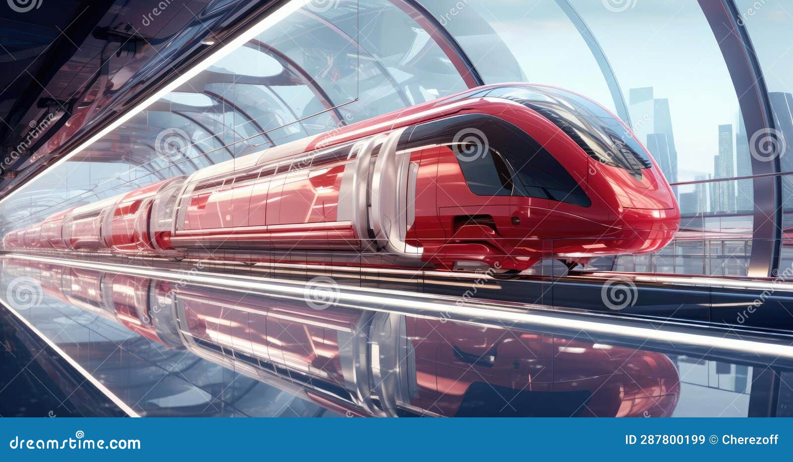 The High-speed Train of the Future Stock Image - Image of grunge ...