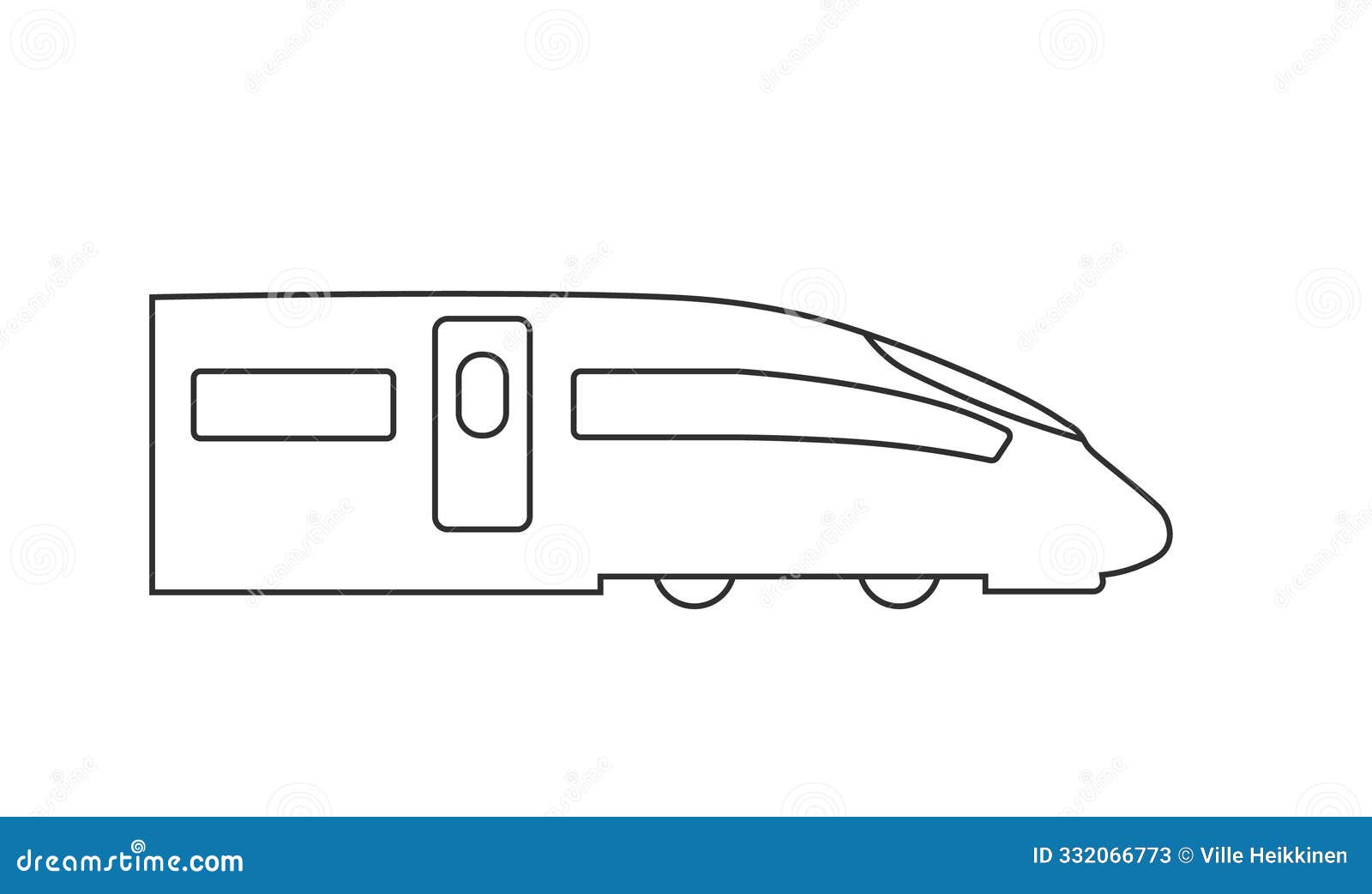 High Speed Train Icon Symbol. Vector Illustration Image. Isolated on ...