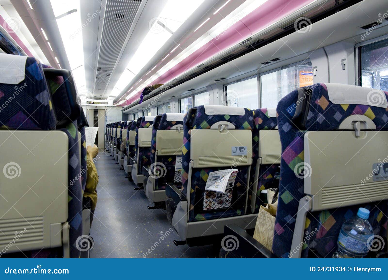 High speed train stock photo. Image of express, inside - 24731934