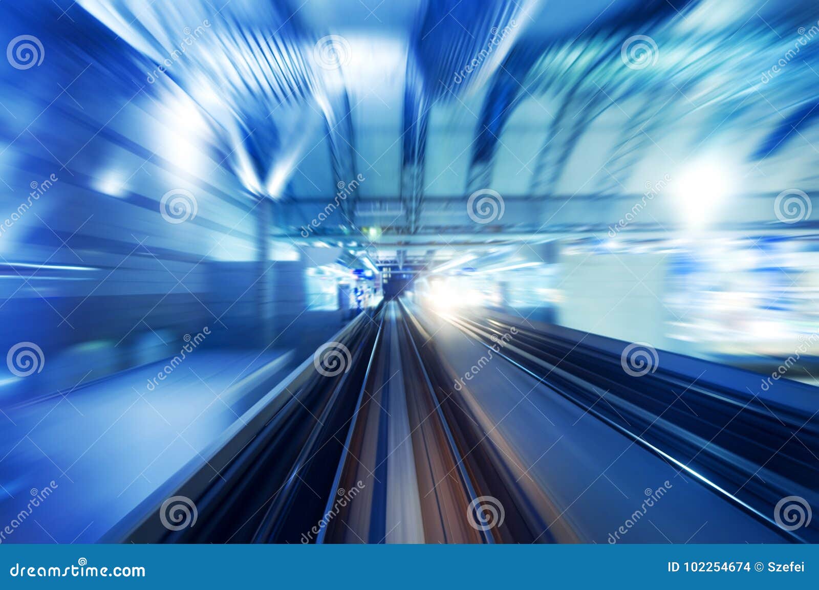 High speed train moving stock photo. Image of modern - 102254674