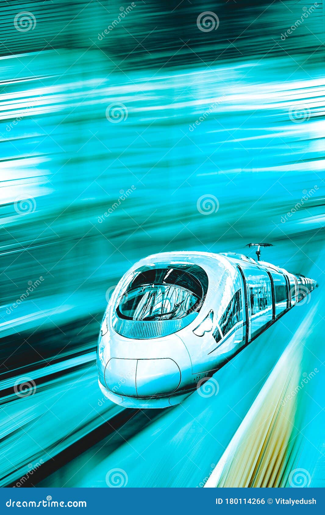 High Speed Train at the Railways Station Editorial Photo - Image of ...