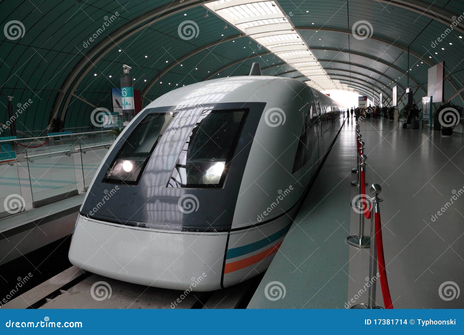 High Speed Train in Shanghai Stock Photo - Image of monorail ...