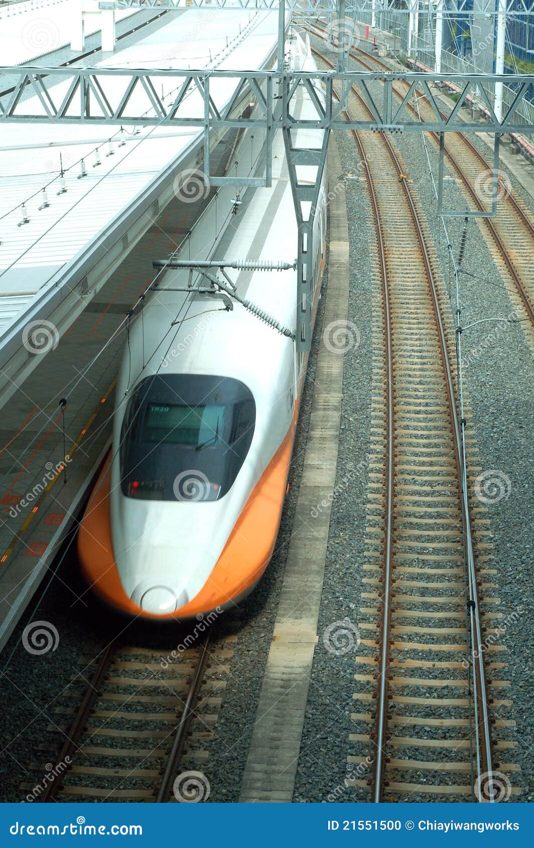 High-speed train stop in stock photo. Image of high, convenient - 21551500