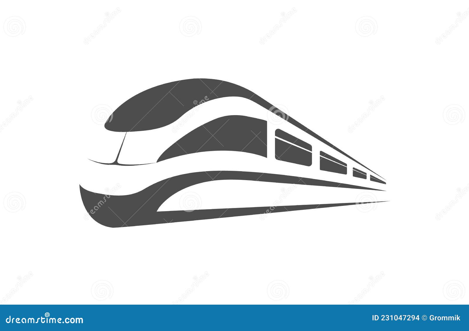 High-speed Train. Vector Icon for Websites, Applications and a Logo ...