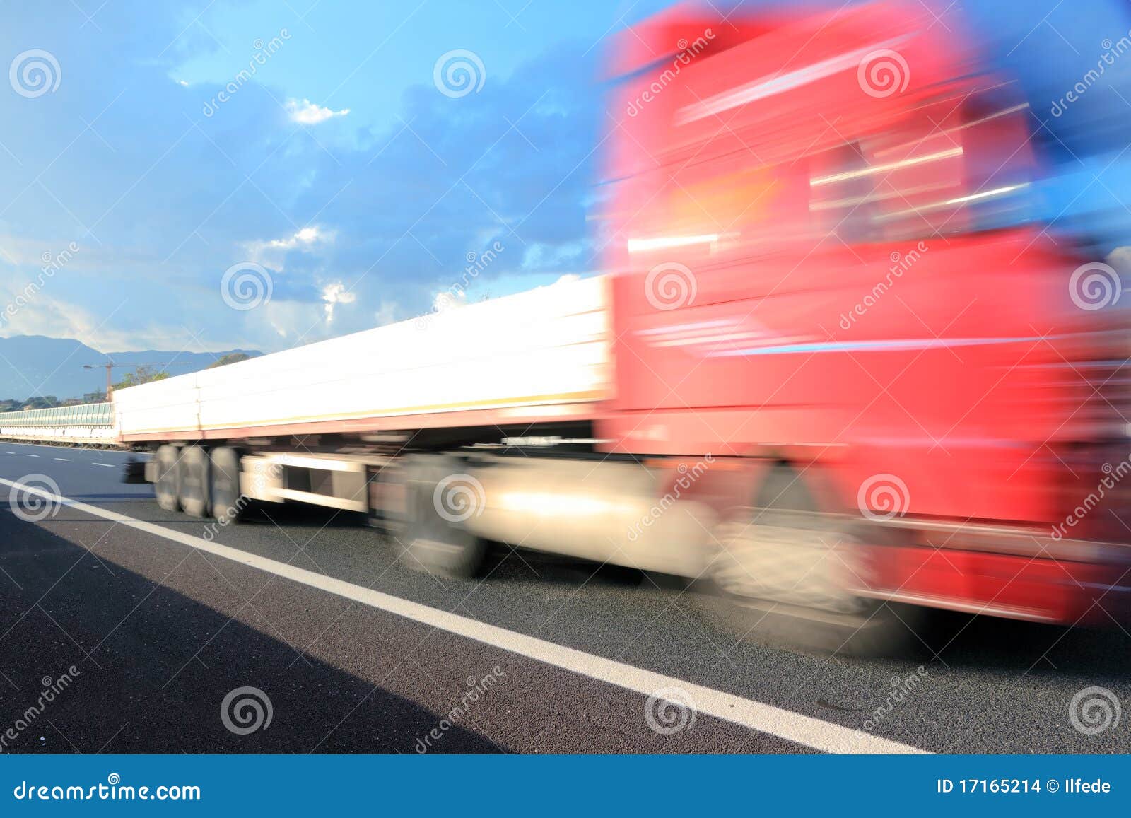 High speed truck stock photo. Image of line, outdoor - 17165214