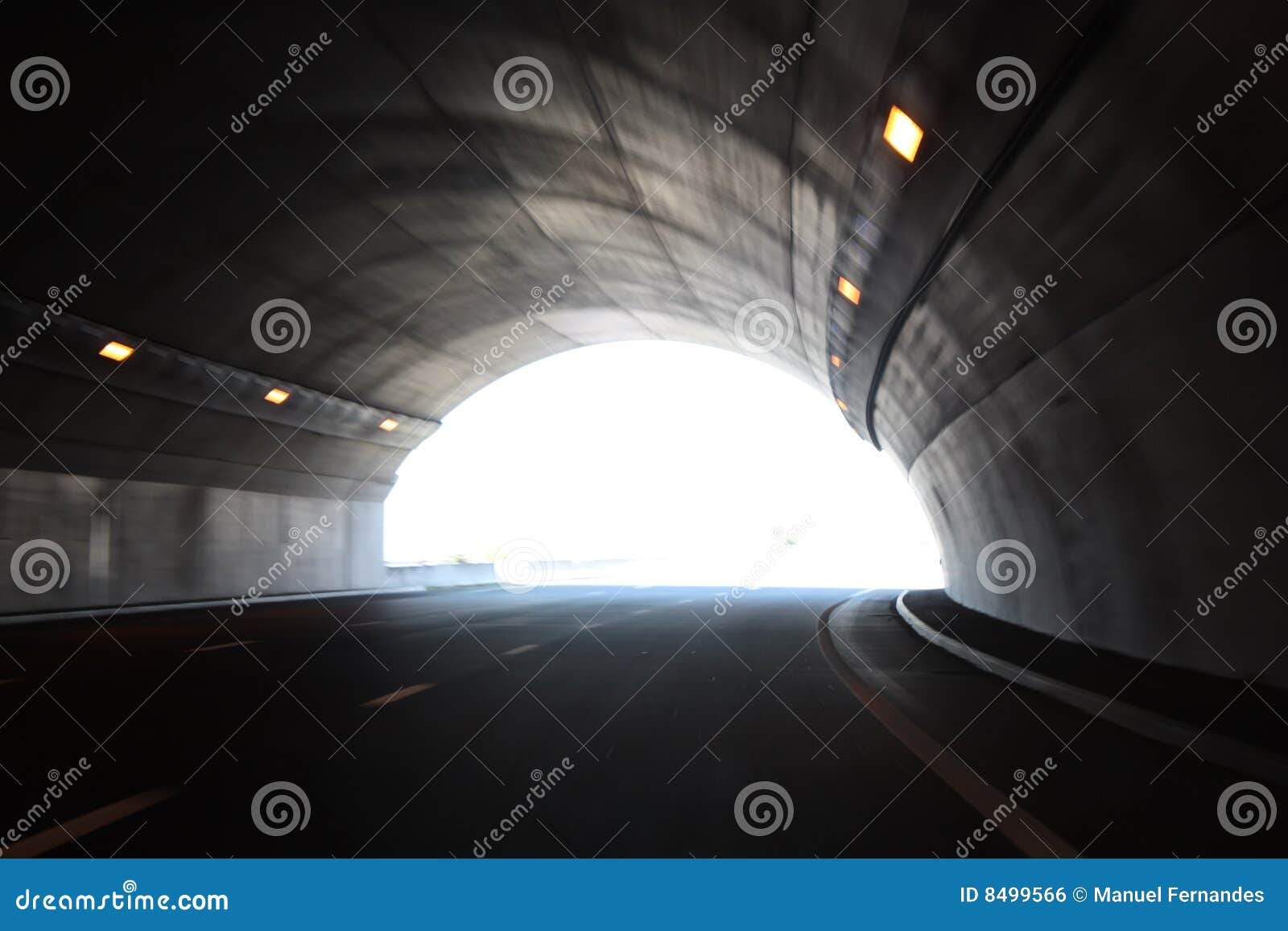 High speed tunnel stock photo. Image of transit, route - 8499566