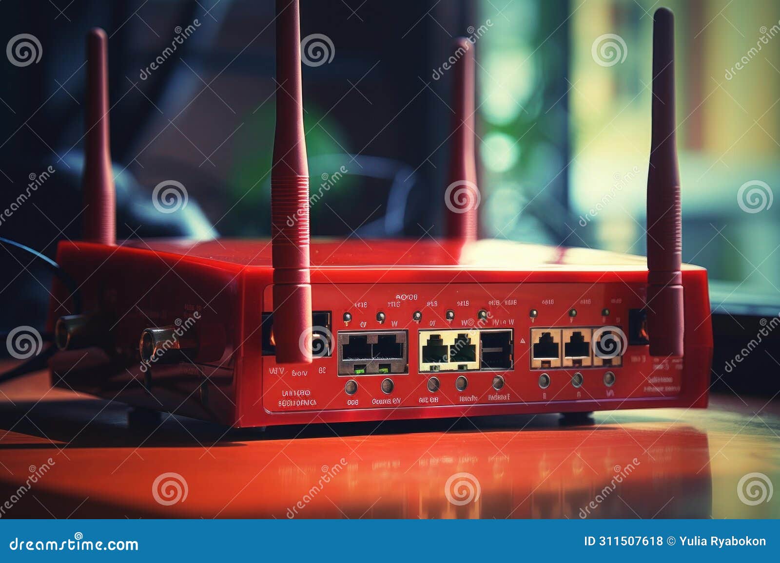 High-speed Wifi Modern Online Router. Generate Ai Stock Photo - Image ...