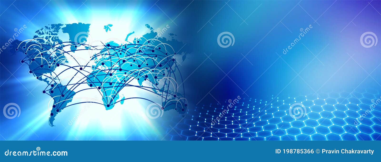 High Speed. World Map Abstract Technology Background Concept.Speed ...