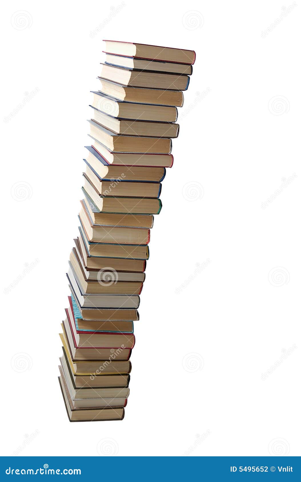 High Stack Of Books Picture. Image: 5495652