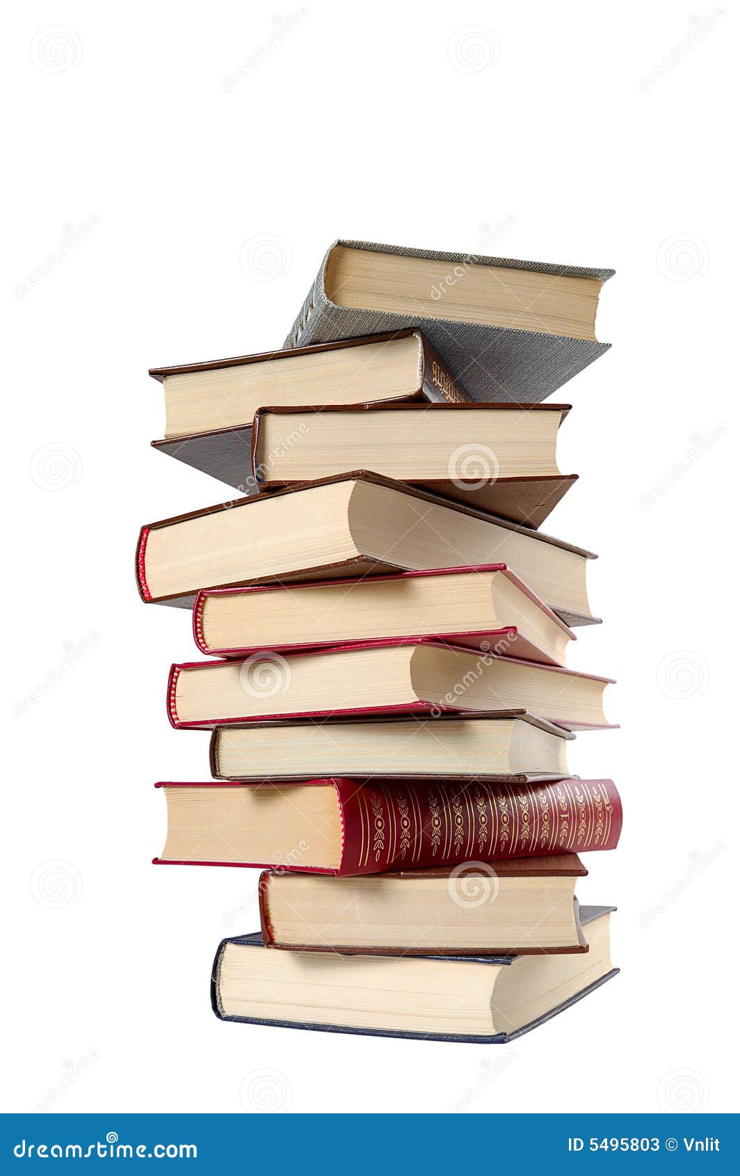 High stack of books stock image. Image of education, text - 5495803