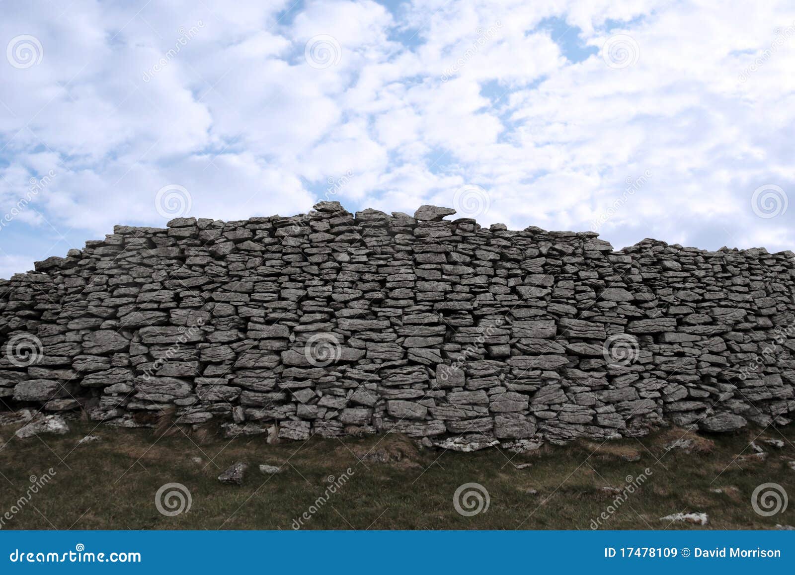 High stone wall stock image. Image of interlock, ireland - 17478109