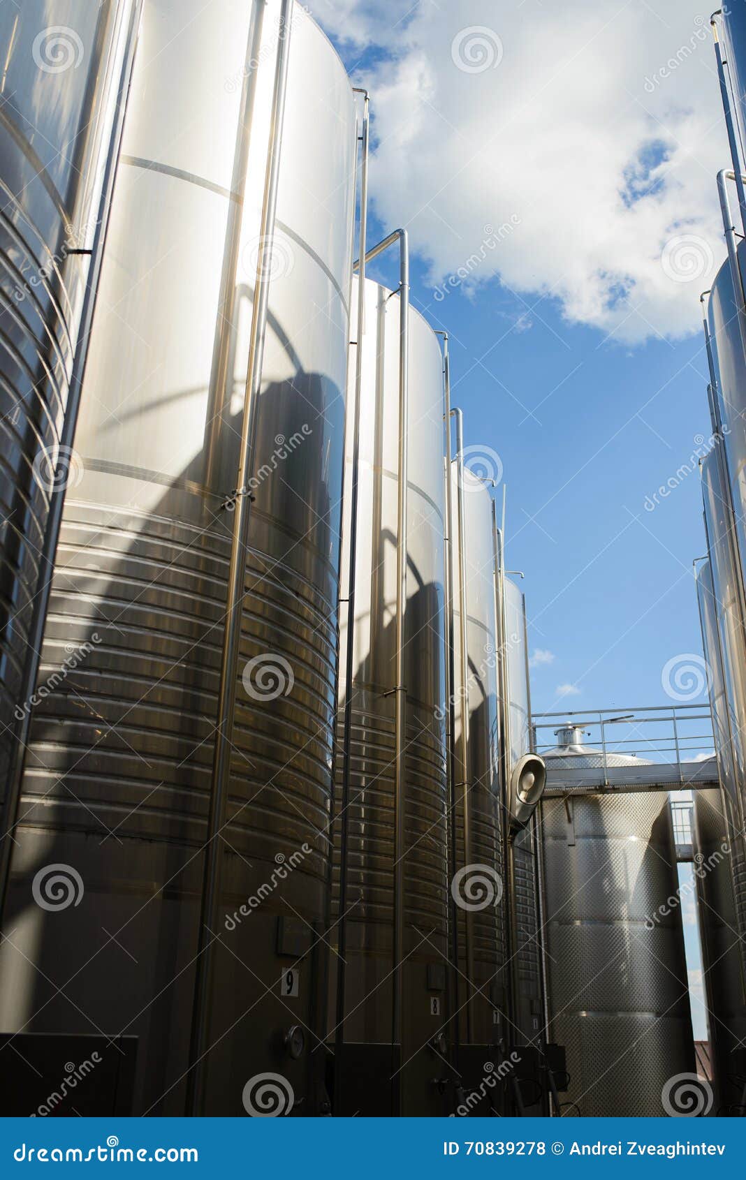 High Tanks stock photo. Image of alcohol, food, container - 70839278
