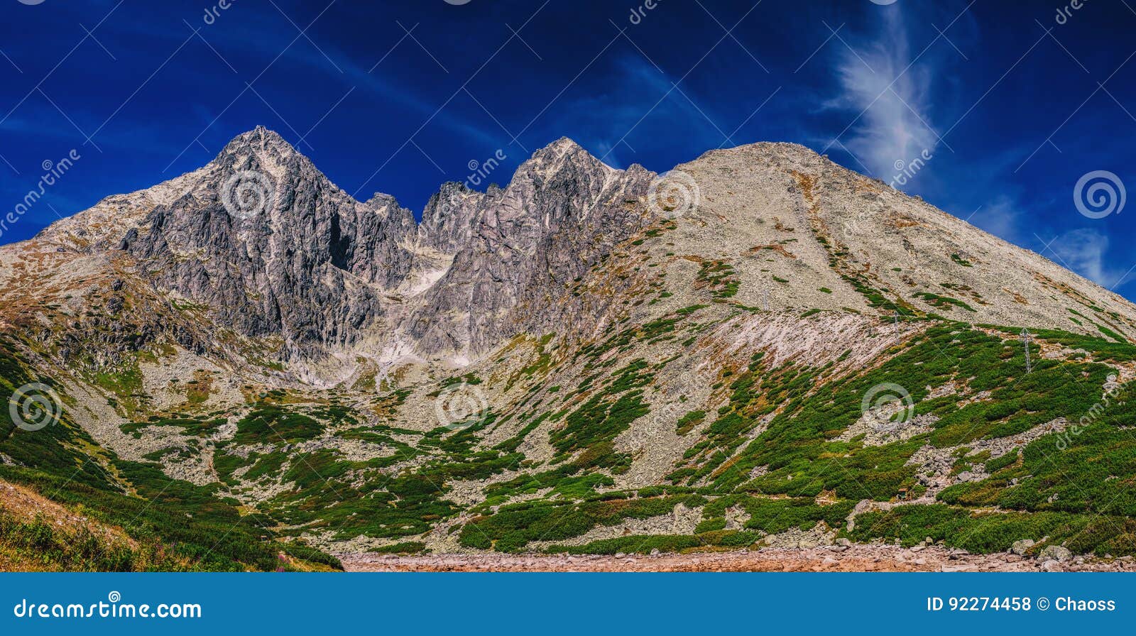 High Tatra Mountains stock photo. Image of valley, tatra - 92274458