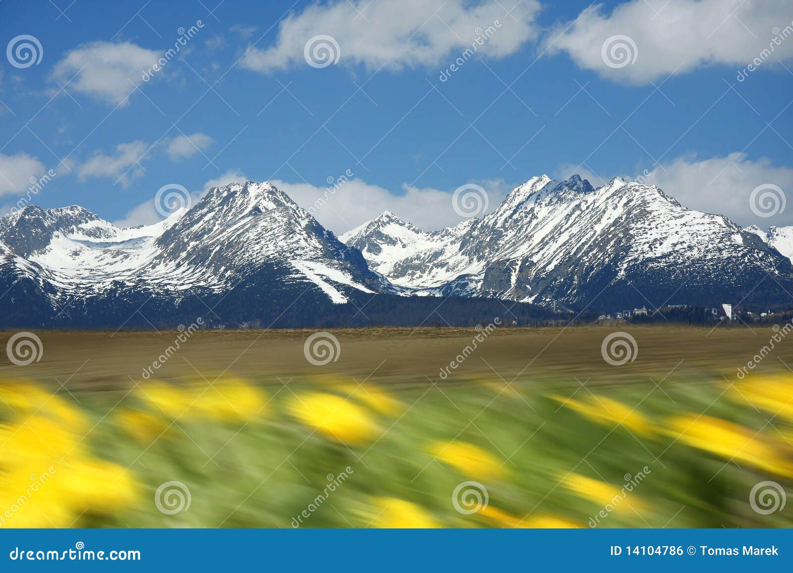 High Tatra during a Spring Time, Slovakia Stock Photo - Image of snow ...