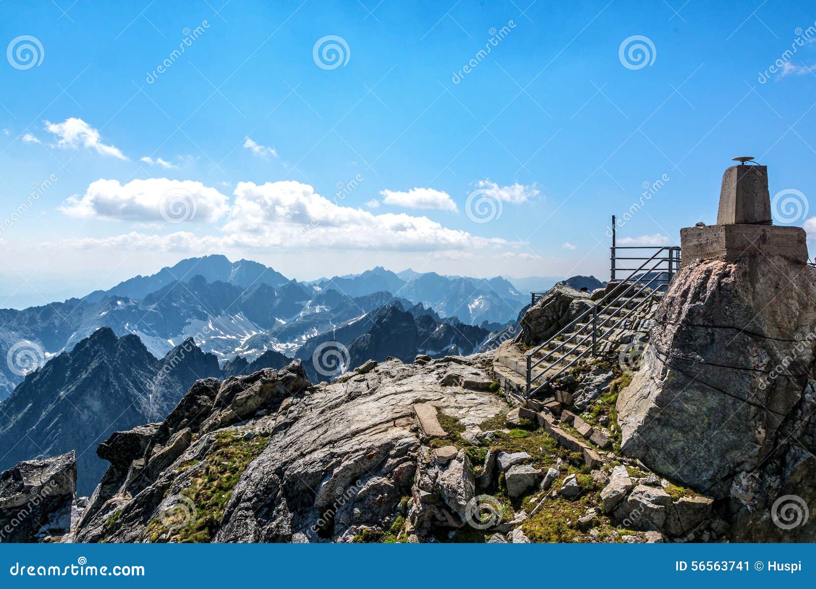 High Tatras, Scenery from Lomnicky Stit Stock Image - Image of ...