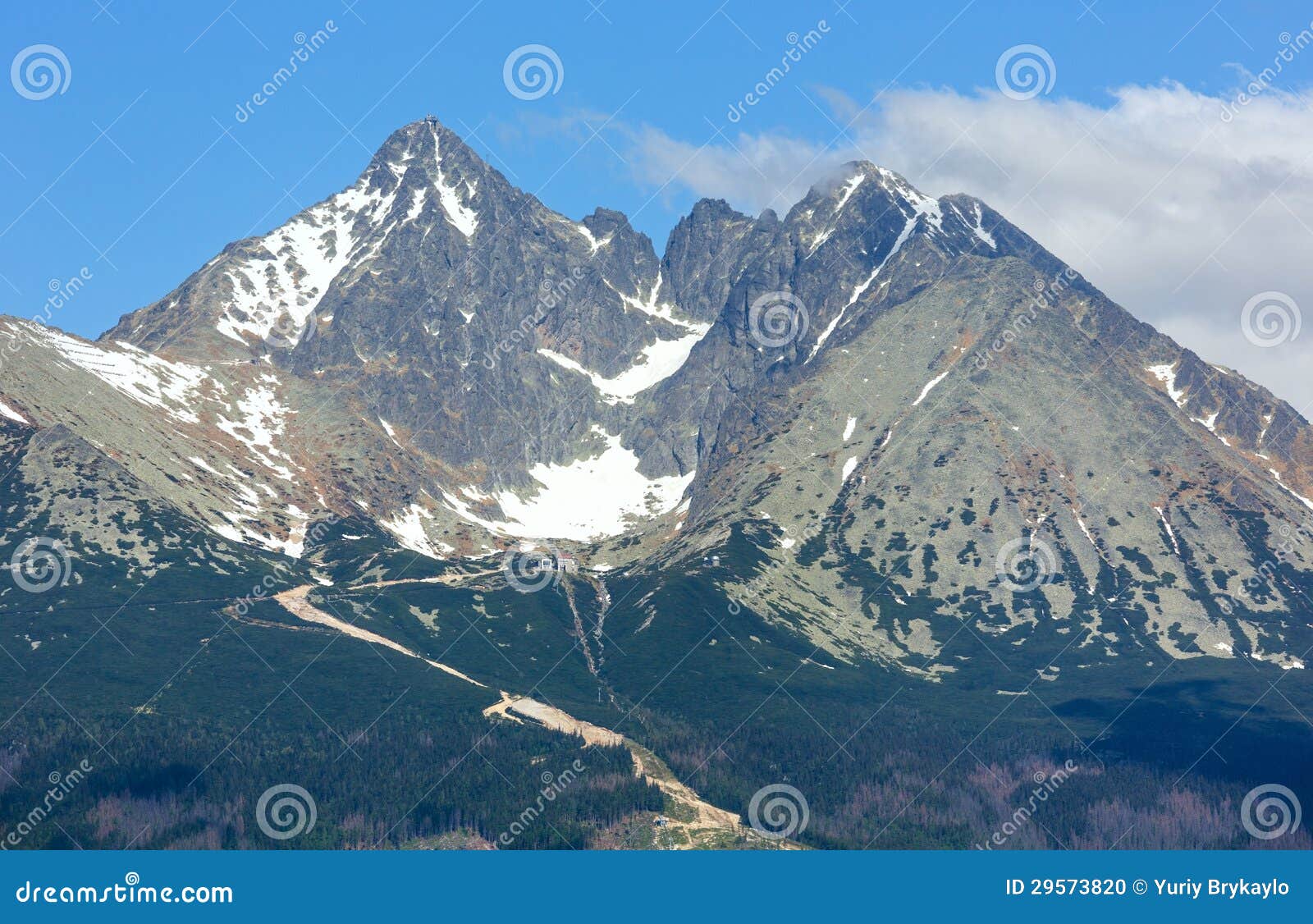High Tatras (Slovakia) Spring View. Stock Photo - Image of spring ...