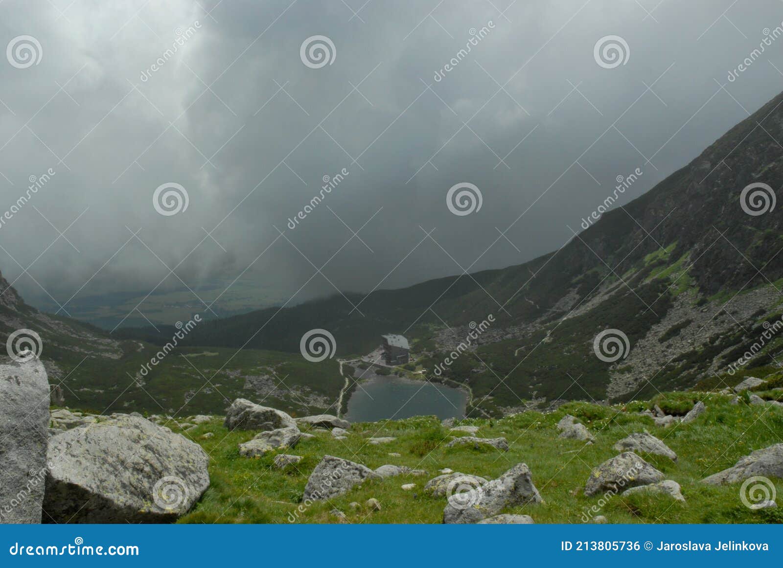 High Tatras. View from the Top To the Valley. Stock Photo - Image of ...