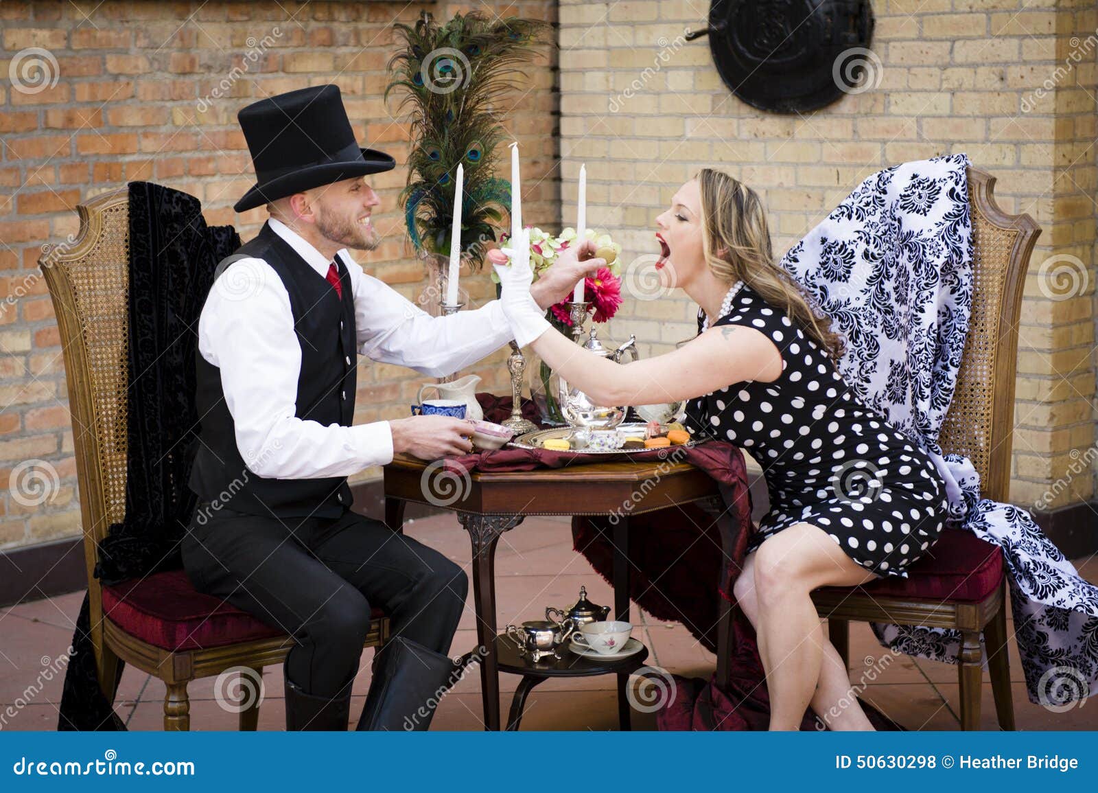 High Tea stock photo. Image of alice, saucer, celebrate - 50630298