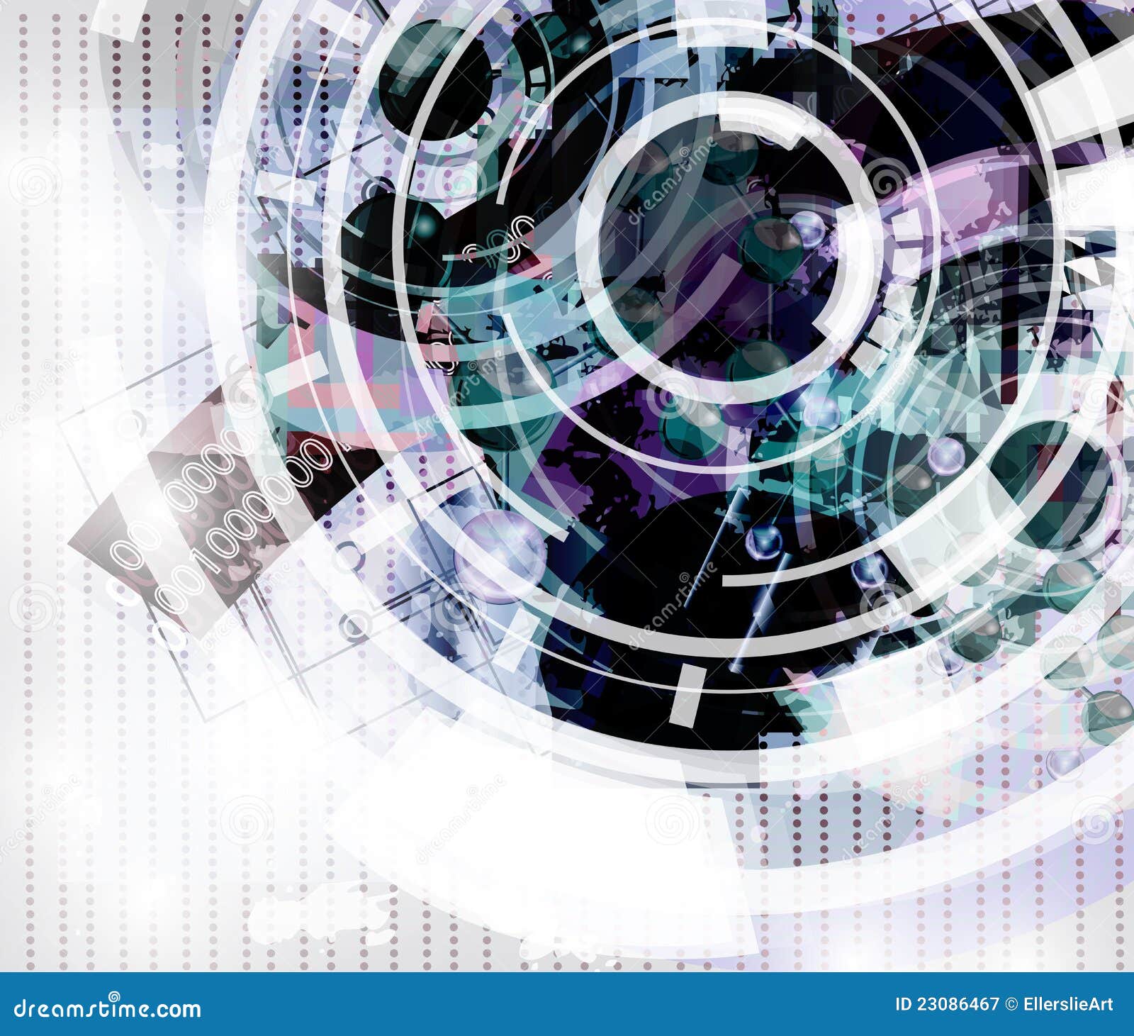 High Tech Abstract Background Stock Vector - Illustration of card ...