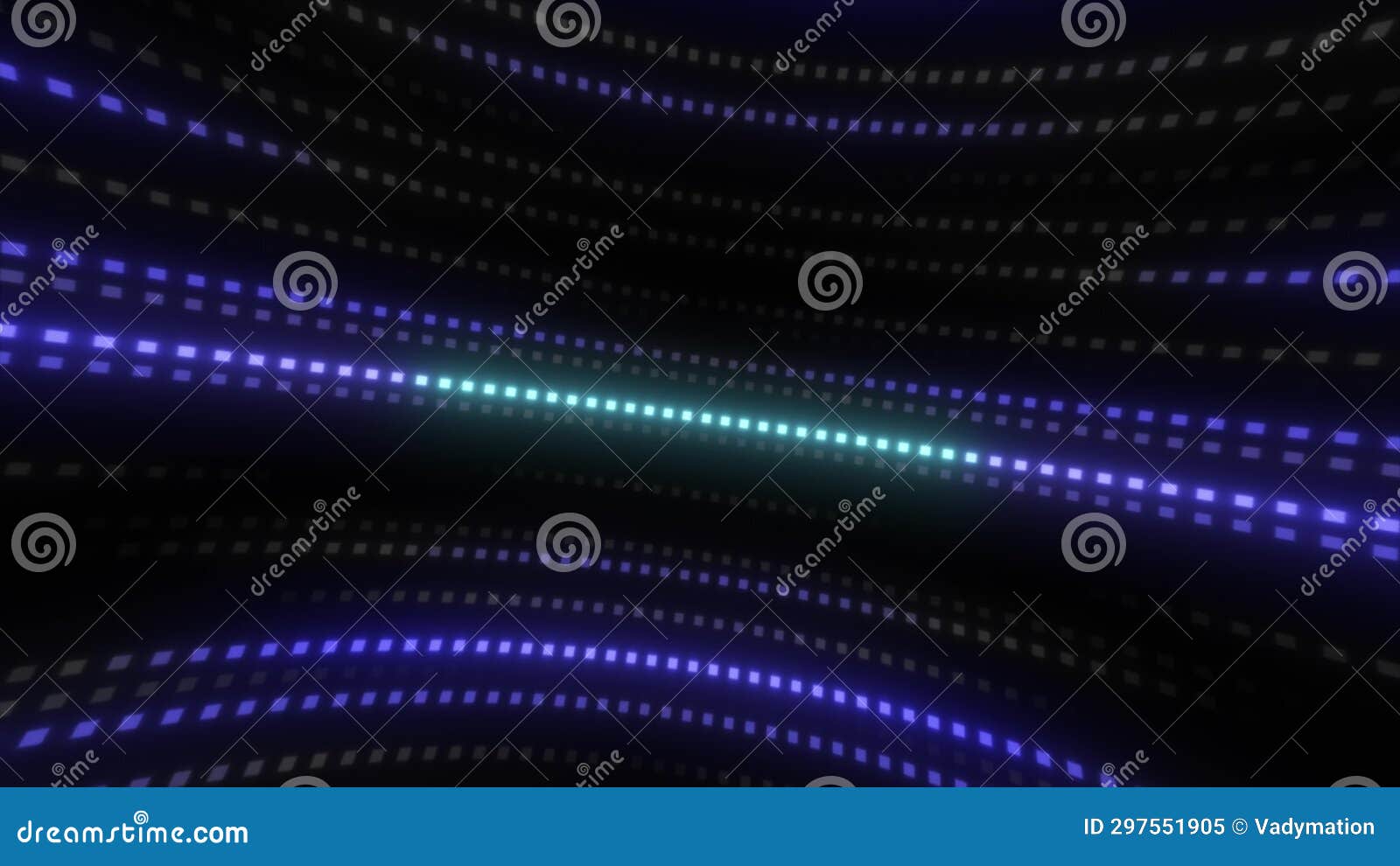 High Tech Abstract Colorful Data Stream Background with Animated Pixels ...