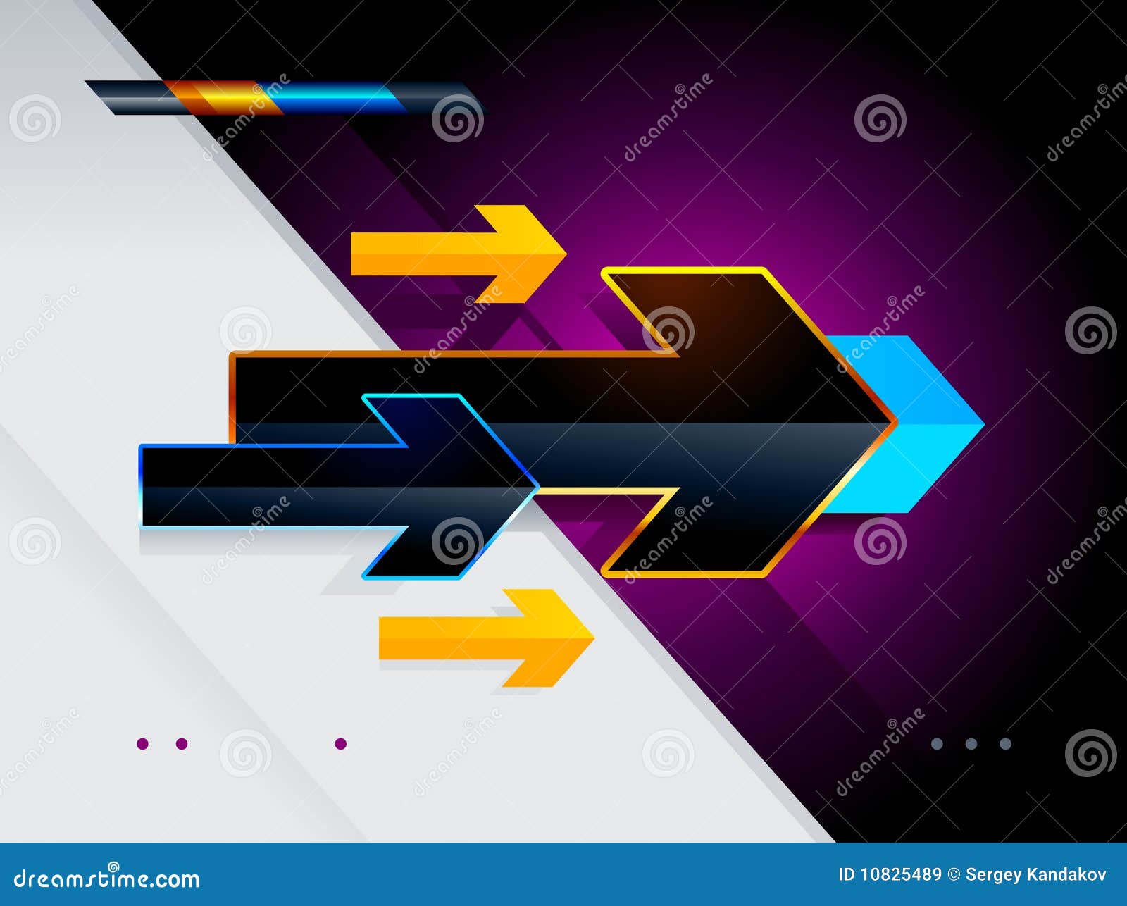 High tech arrows stock vector. Illustration of electronic - 10825489