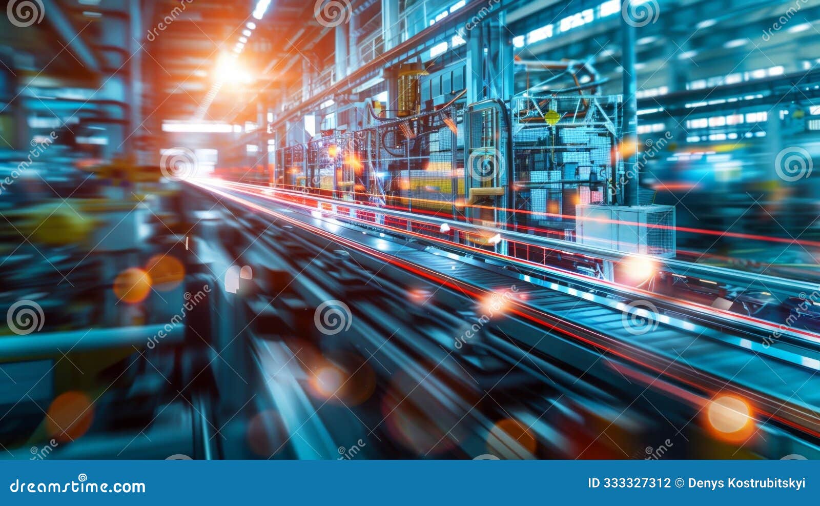 High-tech Automation and Manufacturing Process in Smart Factory Stock ...