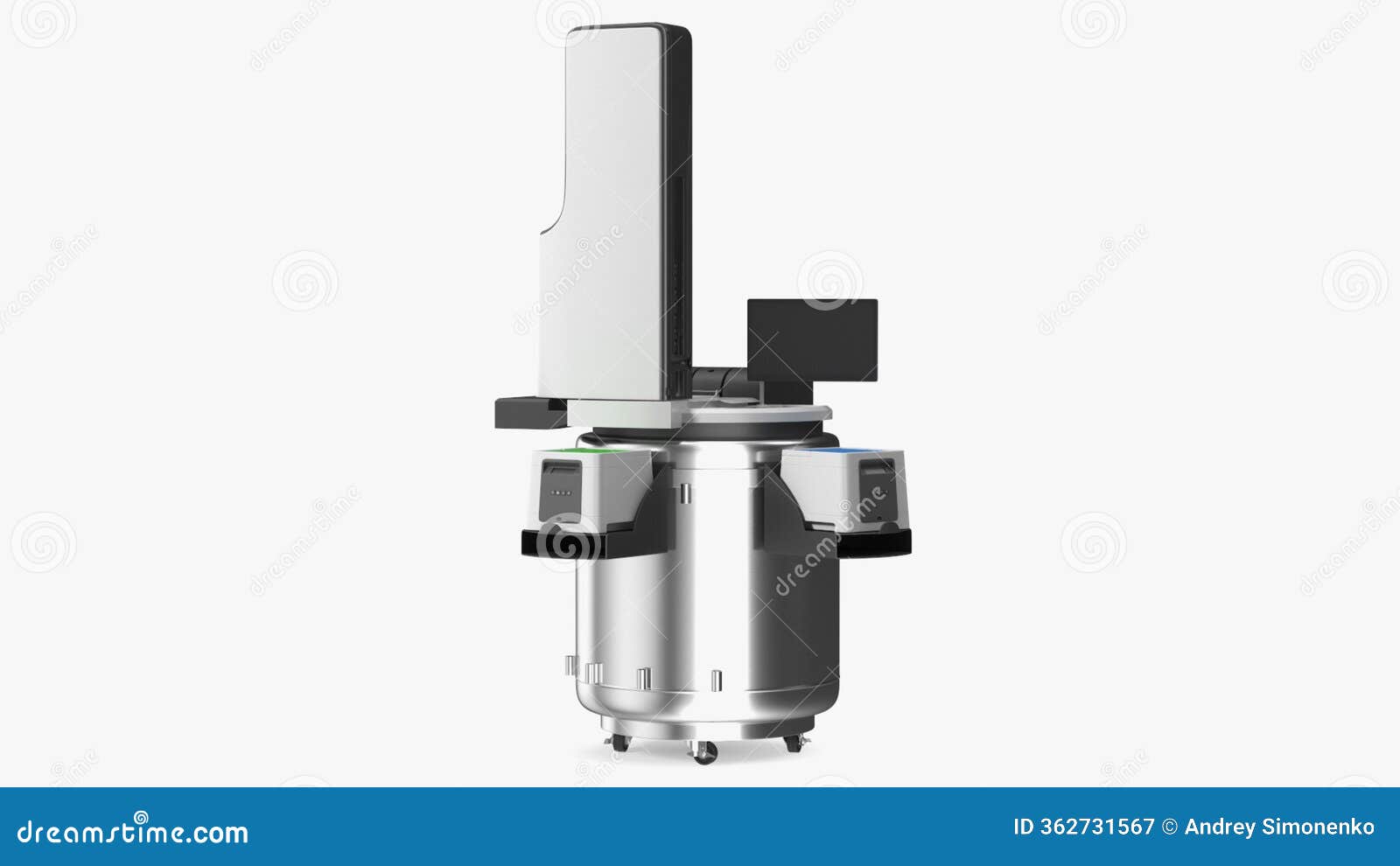 High-Tech Autonomous Mobile Robotics Platform with Screen Interface ...