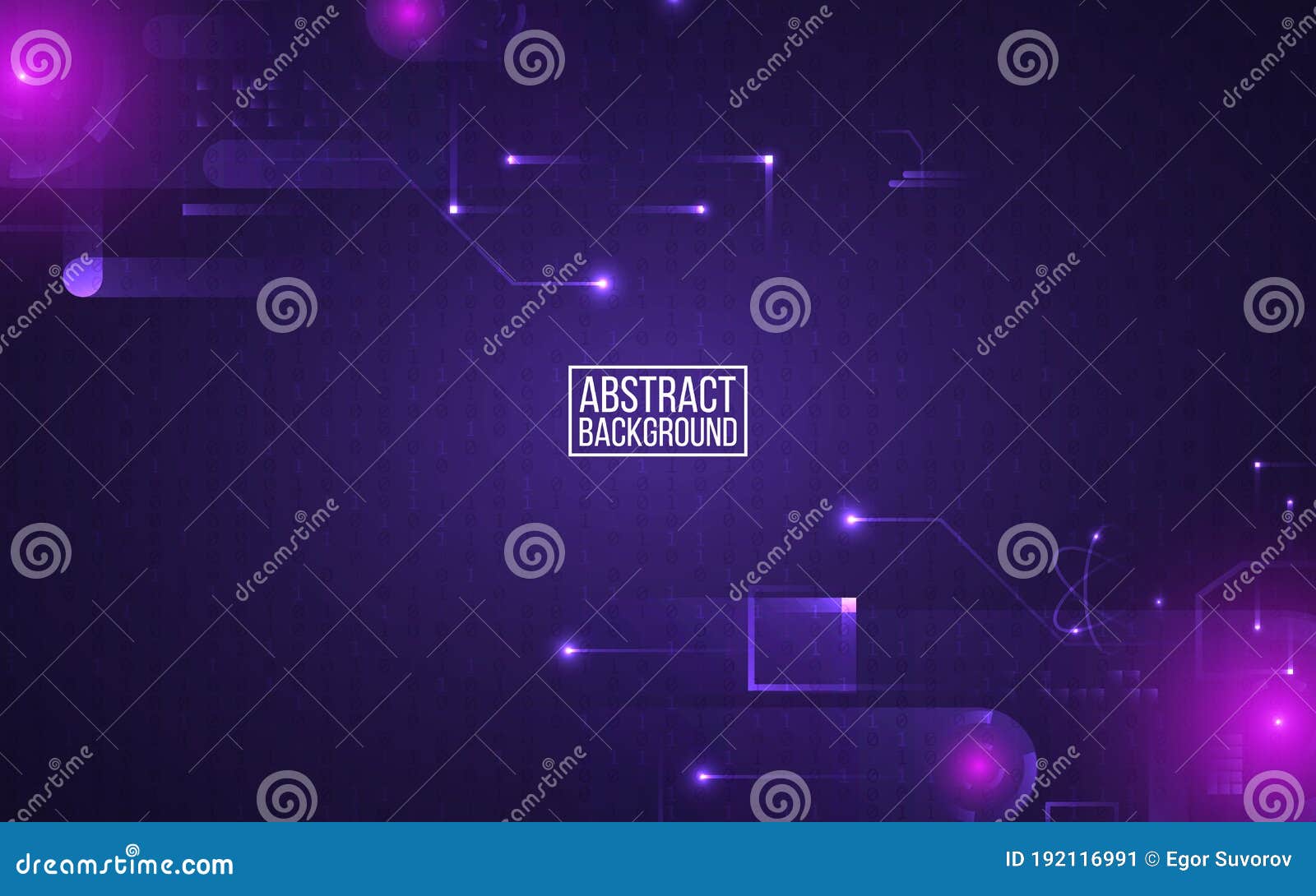 High Tech Backdrop. Circuit Board with Bright Lights. Matrix Background ...