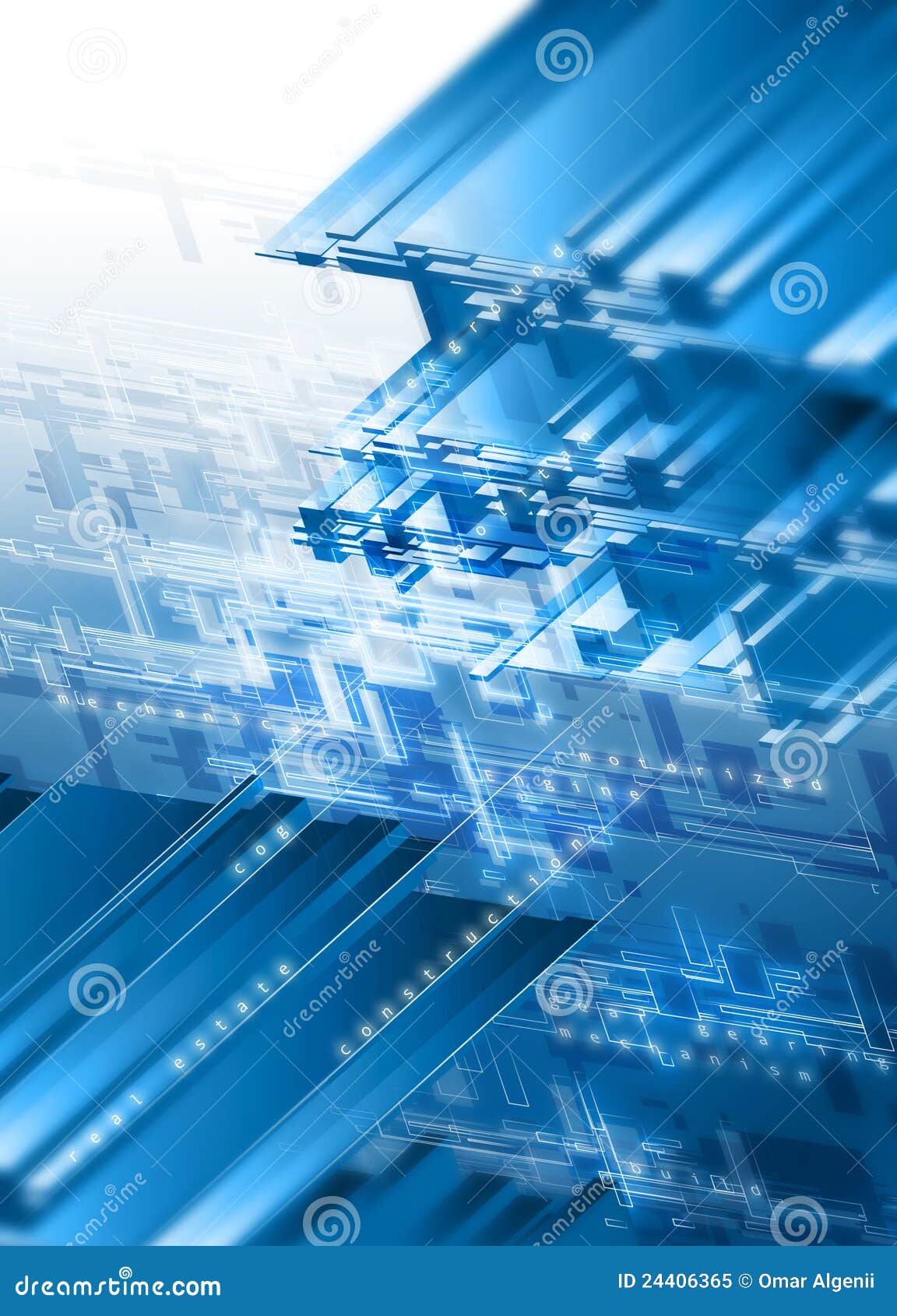 High-tech_background stock illustration. Illustration of innovative ...