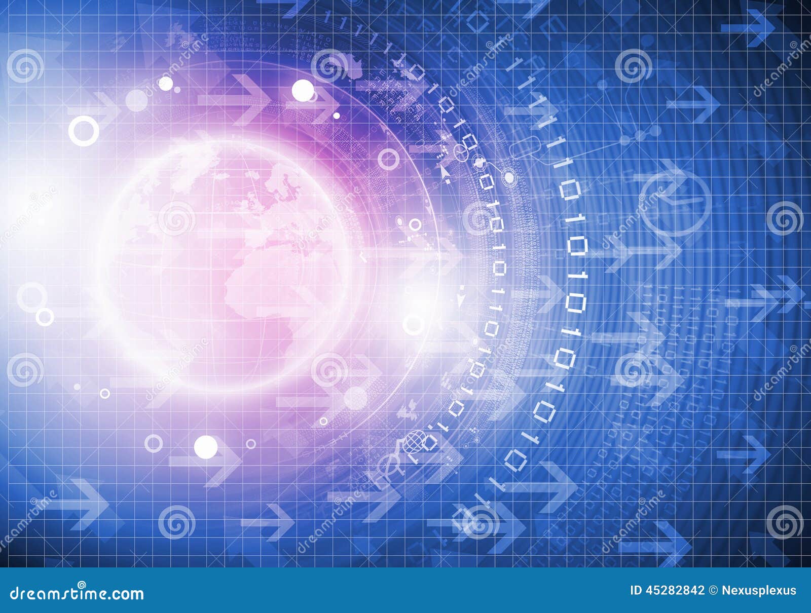 High tech background stock photo. Image of interface - 45282842