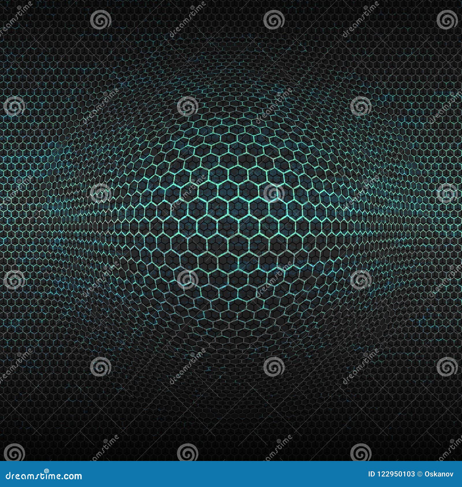 Abstract Seamless Futuristic Science Finction Texure Stock Illustration ...