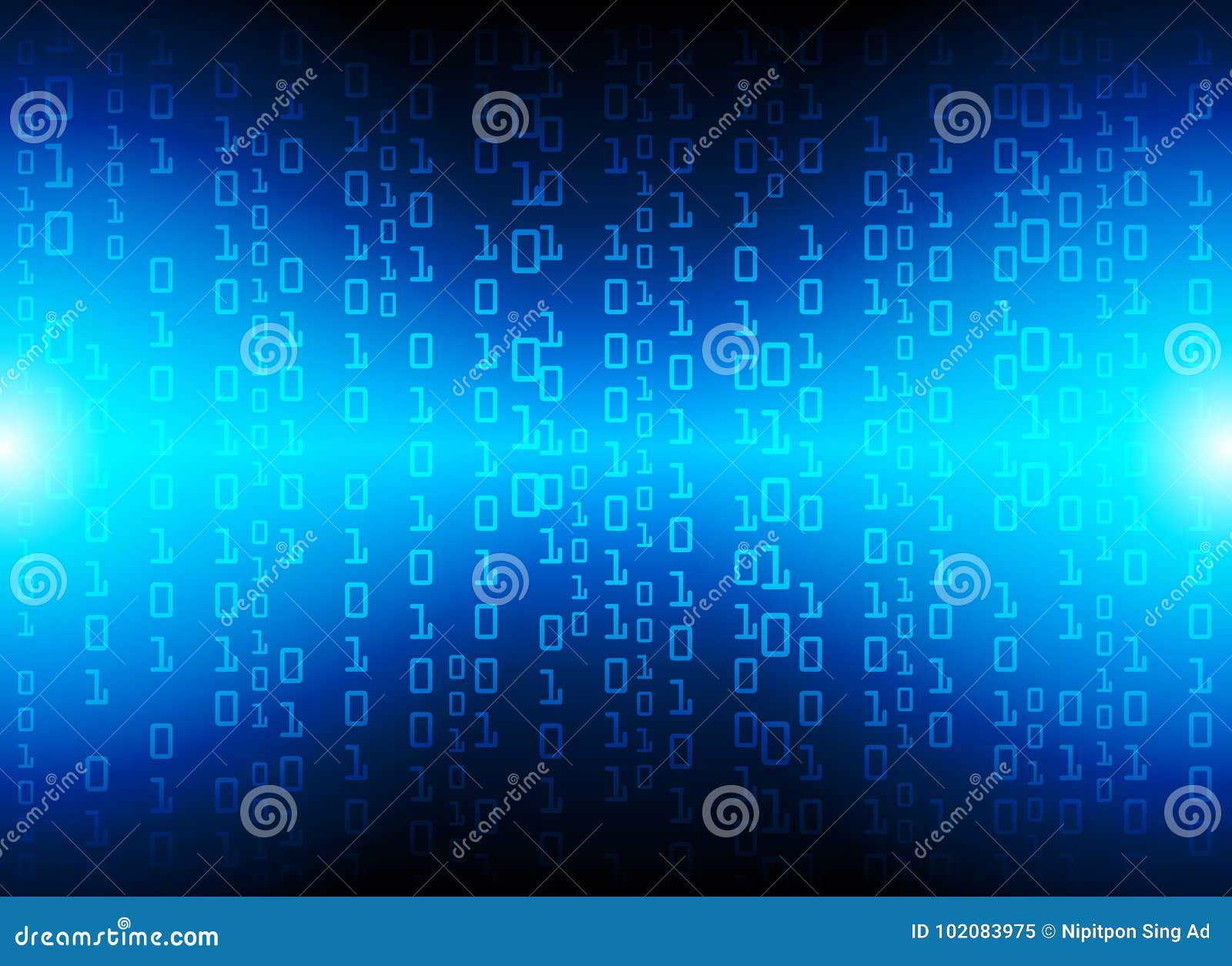 High-Tech Binary Background, Abstract Technology Background, Stock ...