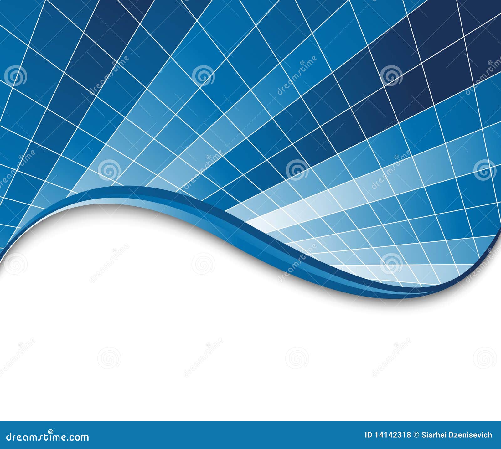 Blue Card Cartoon Vector | CartoonDealer.com #47685205