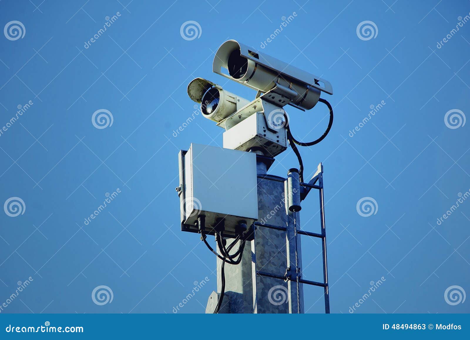 High Tech Border Surveillance Stock Image - Image of piloting ...