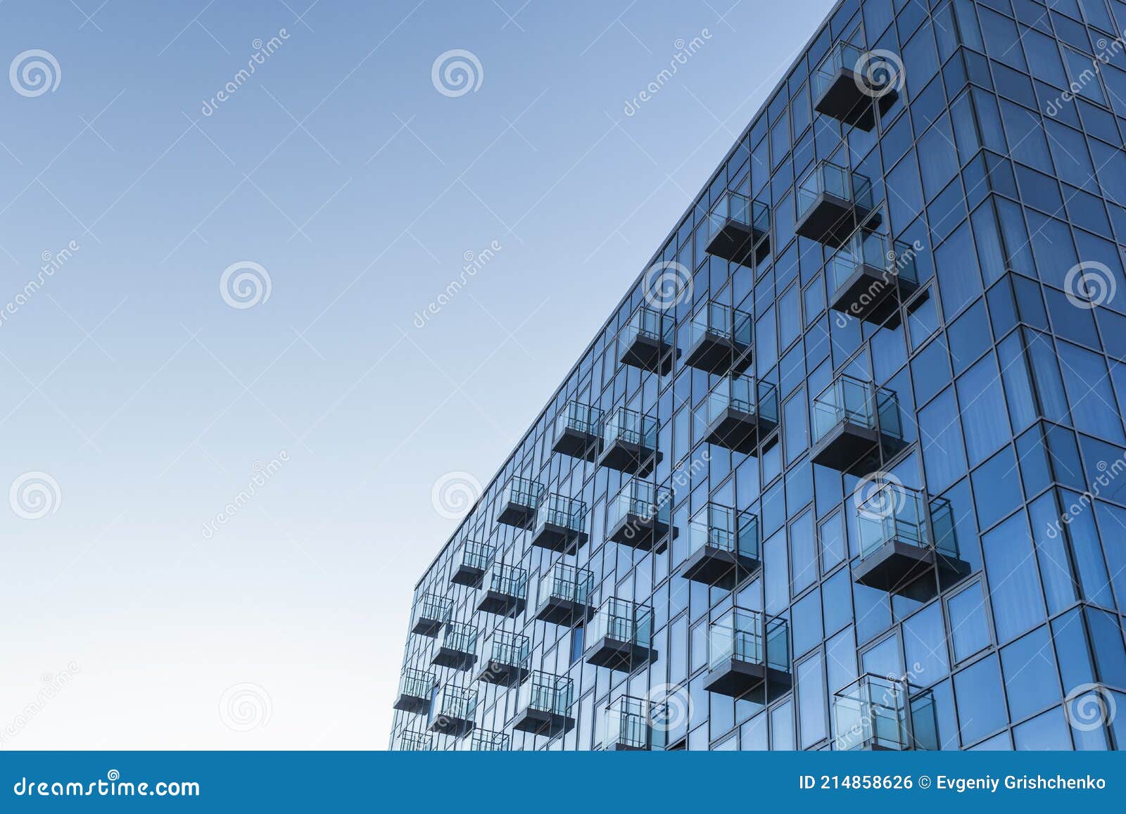 High-tech Building Balcony Architecture Design of Future Business ...