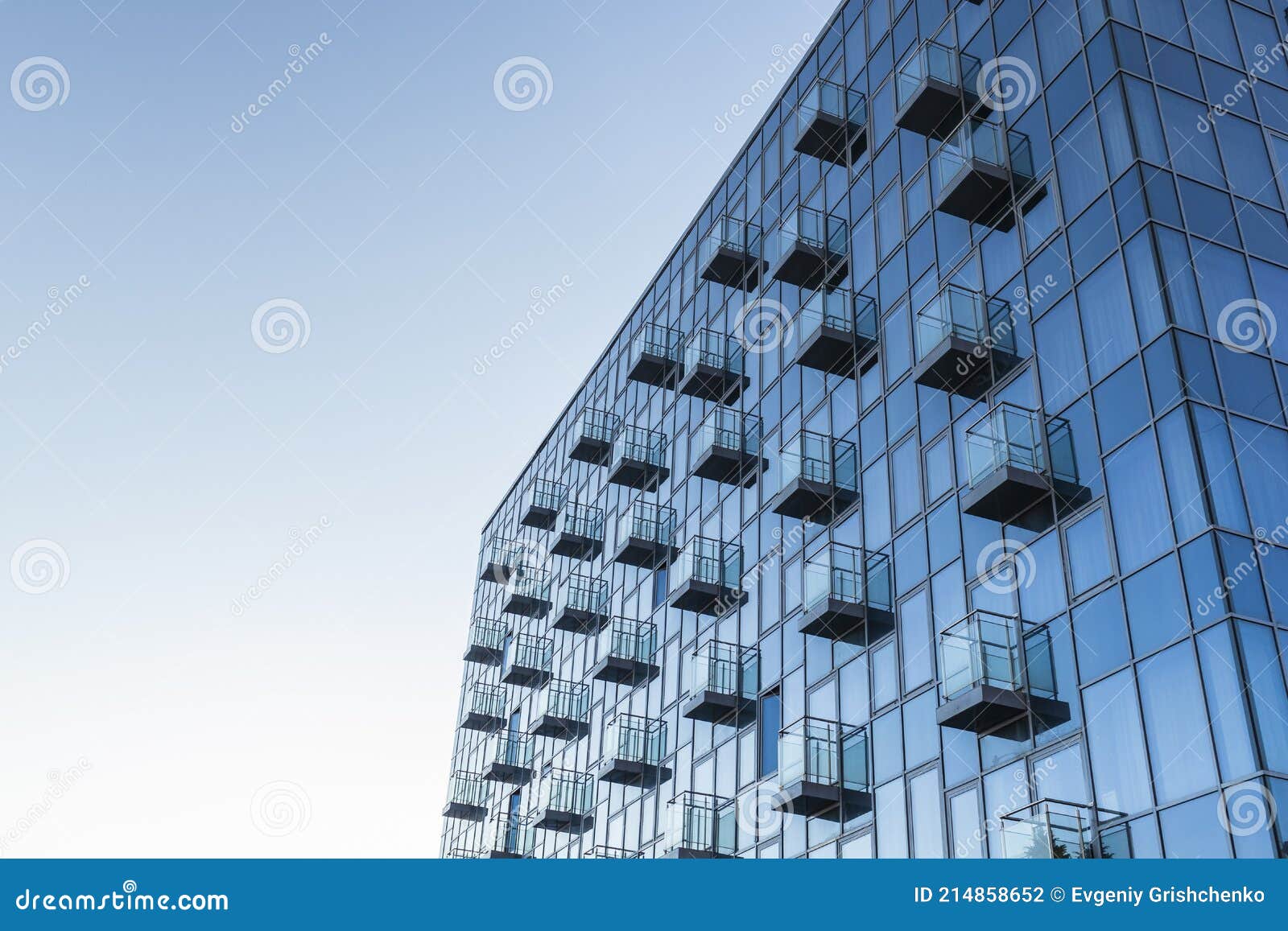 High-tech Building Balcony Architecture Design Of Future Business ...