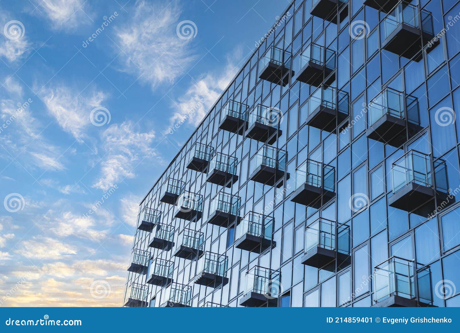 High-tech Building Balcony Architecture Design of Future Business ...