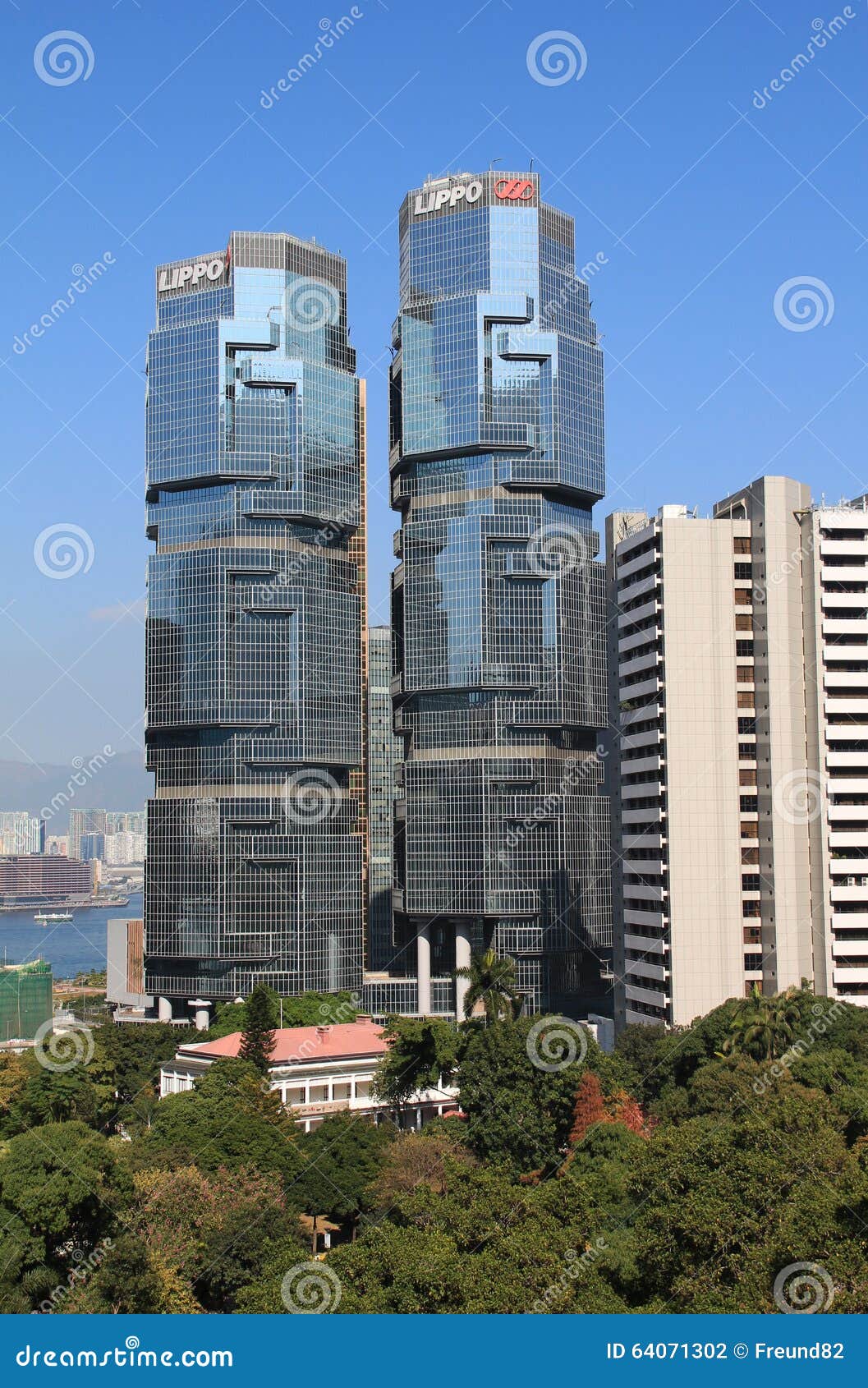 High tech buildings editorial photography. Image of business - 64071302